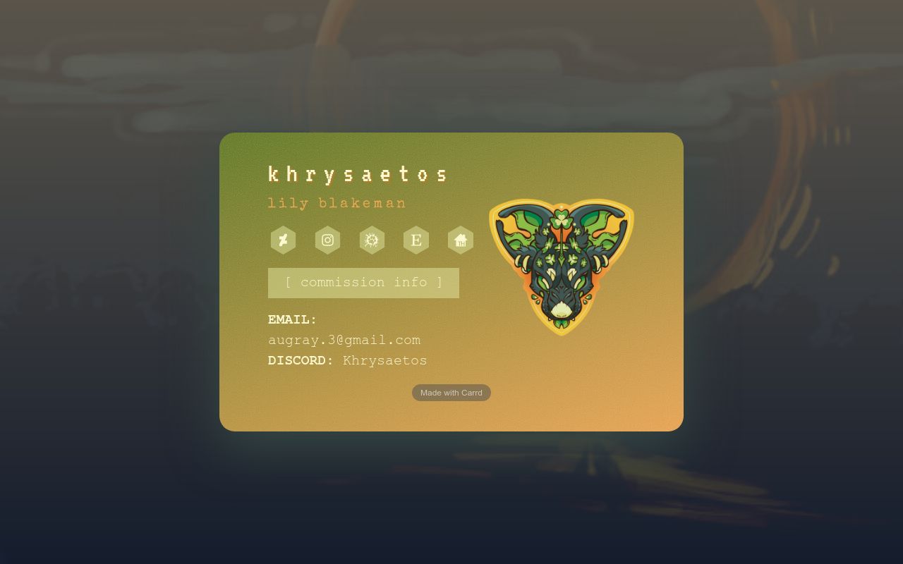 Khrysaetos | Lily Blakeman | artist